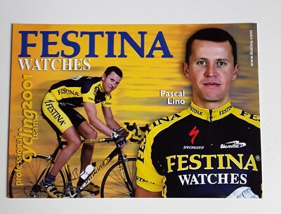 Cyclisme Carte Cycliste PASCAL LINO Équipe FESTINA 2001 . | eBay