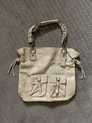 Cream Colored Shoulder Bag Tote bag New/Unused | eBay