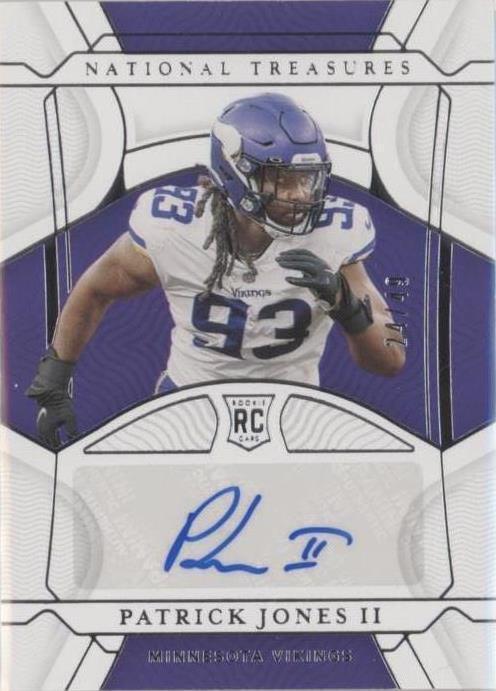 2021 Panini National Treasures - Rookie Signatures Patrick Jones II #127 /49 (AU, RC) for sale ...