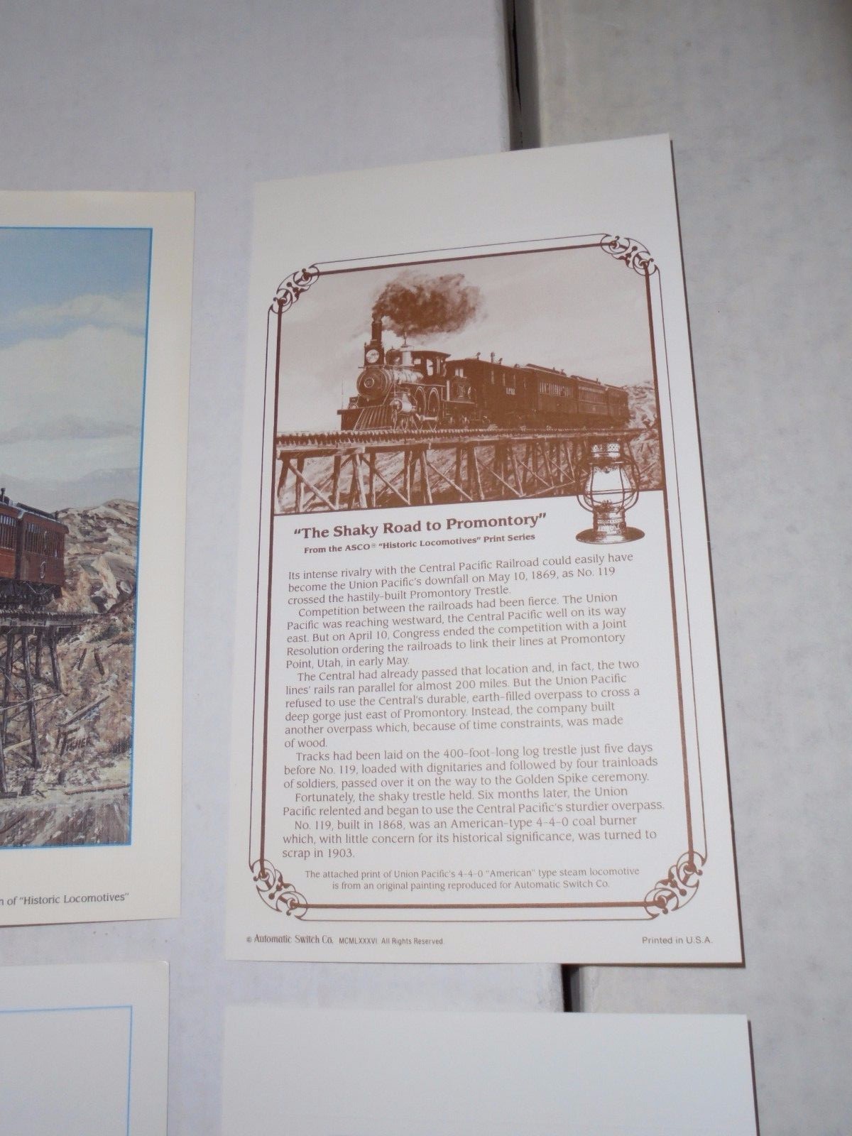 Automatic Switch Co ASCO Vintage Art Prints 1932 Ford Locomotive Corp ...