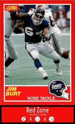 1989 Score - #138 Jim Burt NM/NM+ | eBay