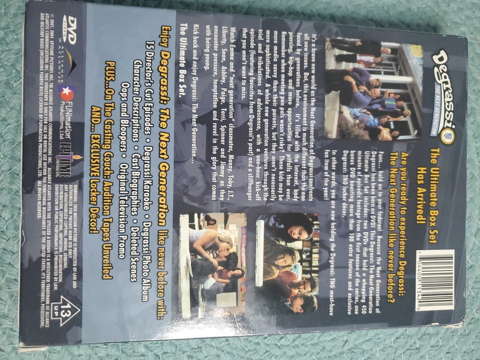 Degrassi: The Next Generation - Season 1 (DVD, 2004, Boxed Set ...