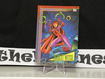 1993 Skybox Marvel Venom Card #64 Scarlet Witch ScarletVision Avengers ...