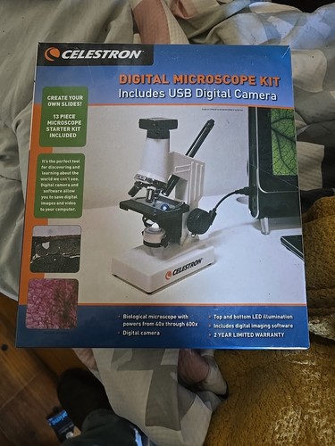 New Celestron Digital Microscope Kit w/ USB Camera Model 44321 | eBay