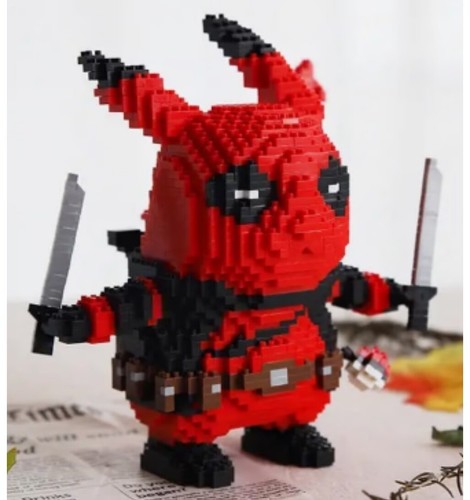 New Pikachu deadpool pokemon mini building block sets. Best Gift For ...