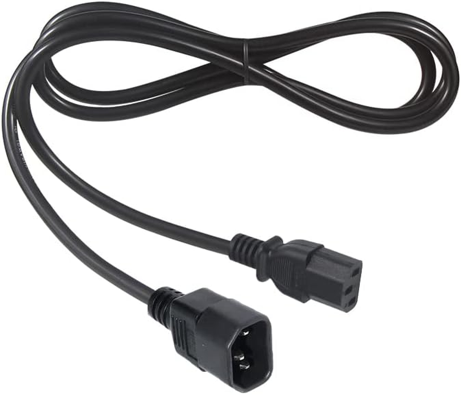 IEC C14 to IEC C13 Extension Power Cables Kettle Lead Computer PC ...