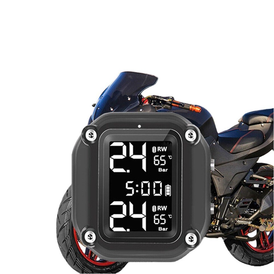 Motorcycle TPMS Wireless TPMS For Road Riding Valve Cap Wireless ...