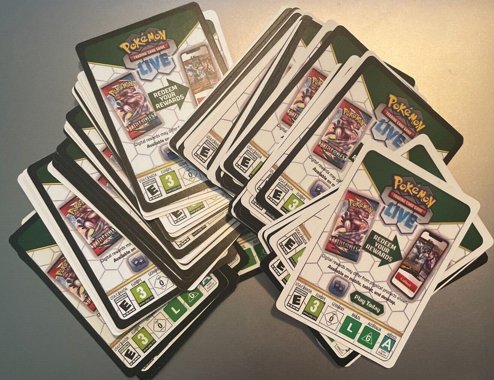 Pokemon Codes TCG Online Code Cards Unused Select Your Set **Emailed ...