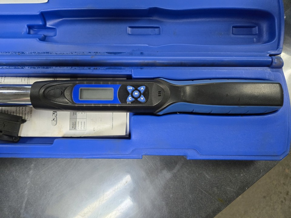 CORNWELL TOOLS CTG5000 1/2" Digital Torque Wrench with Angle Indicator ...