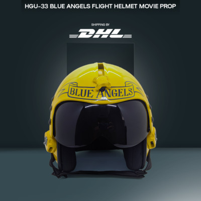 HGU-33 TOP GUN BLUE ANGELS FLIGHT HELMET MOVIE PROP USN | eBay