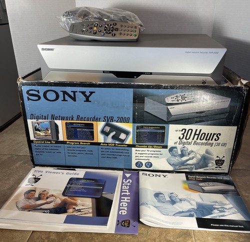 SONY Digital Network Recorder SVR-2000 COMPLETE NEW OPEN CIB NOB VERY ...