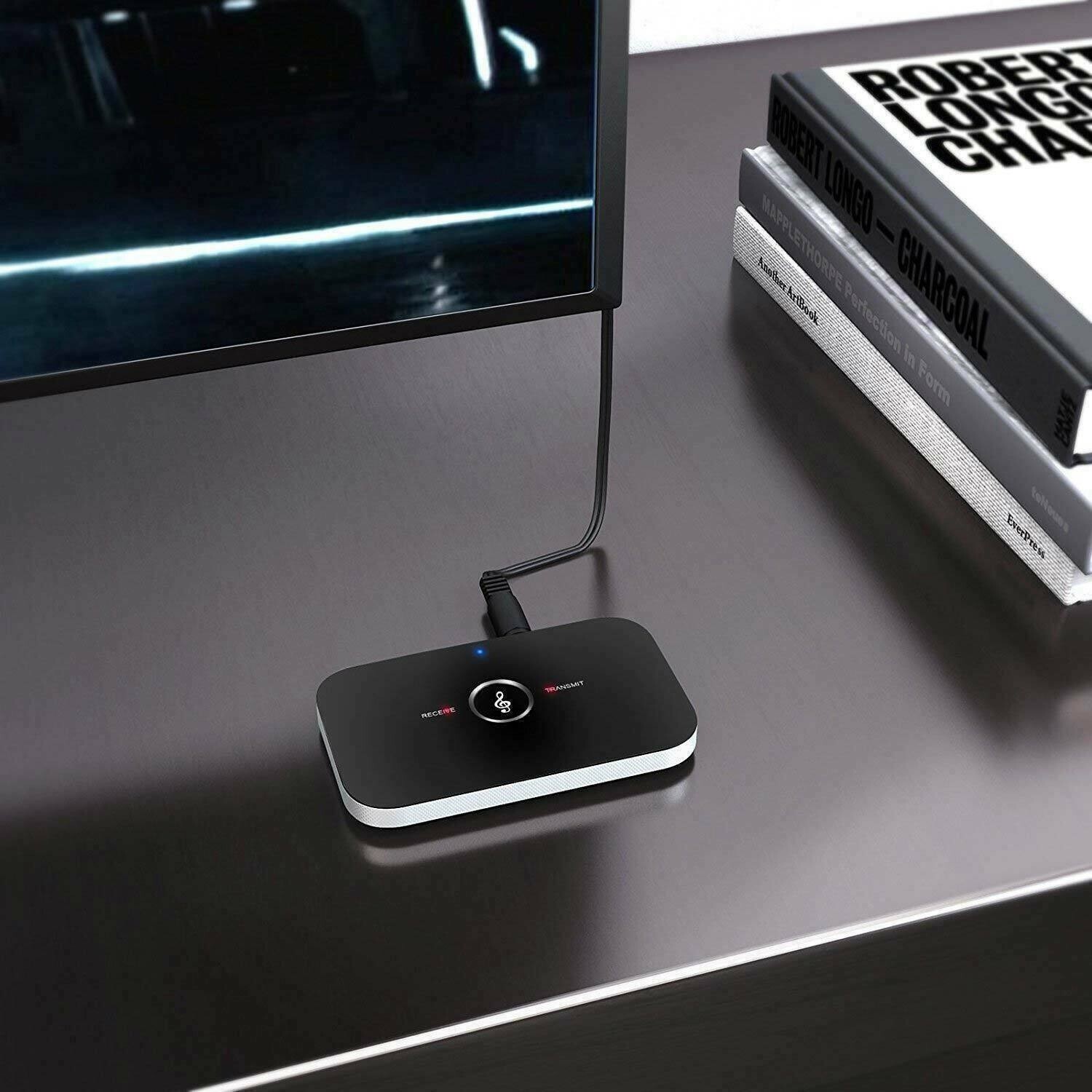 2 in 1 Bluetooth Wireless Audio Transmitter Receiver HiFi Music Adapter ...