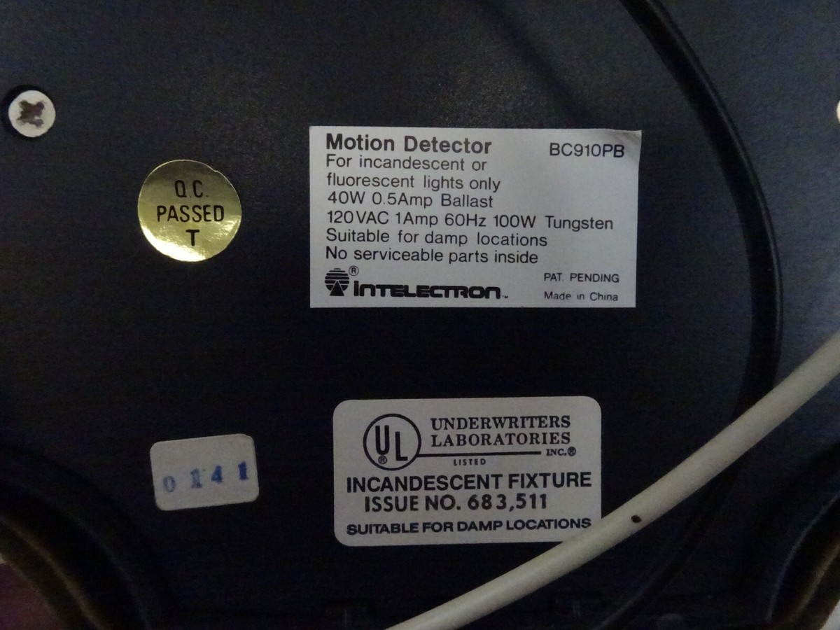 Intelectron Motion Detector BEA 10FALCON Falcon Industrial Microwave