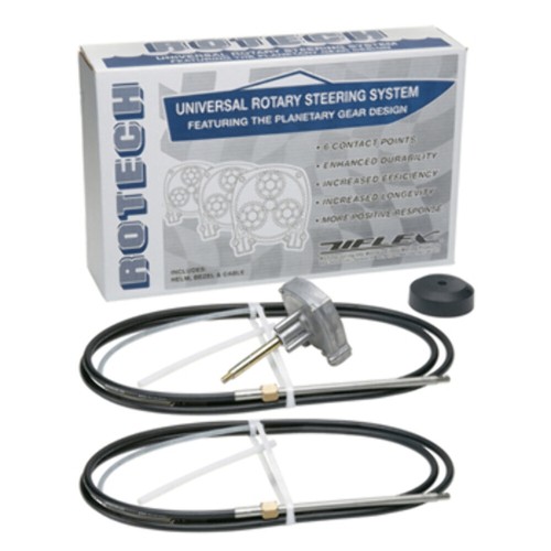 NIB Uflex ROTECH II-15 Boat Steering KIT, Rotary T72FC Helm + DUAL M66 ...