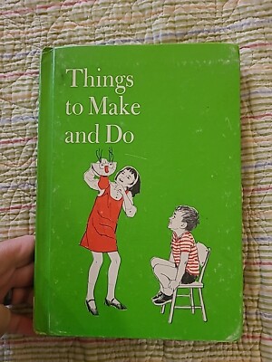 Vintage Childrens Activity Book 1986 Things To Make And Do Child ...