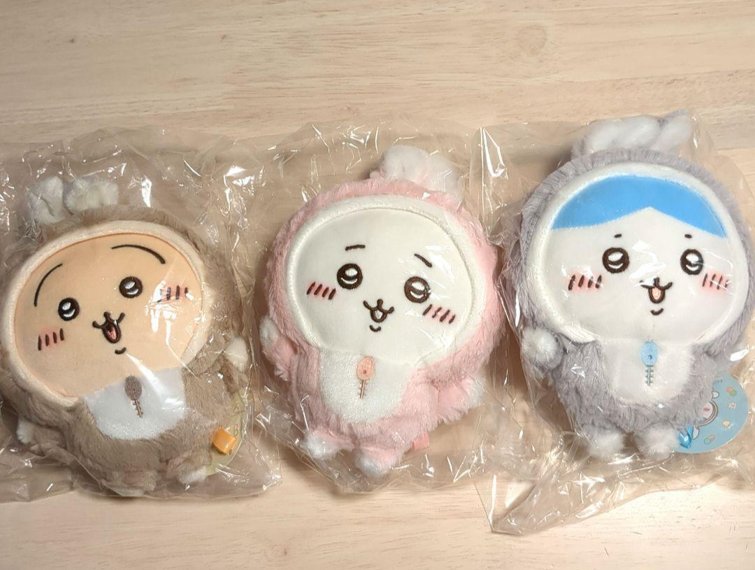 Chiikawa Hachiware Usagi Happy Bag 2023 Rabbit Costume Plush Toy Set of ...