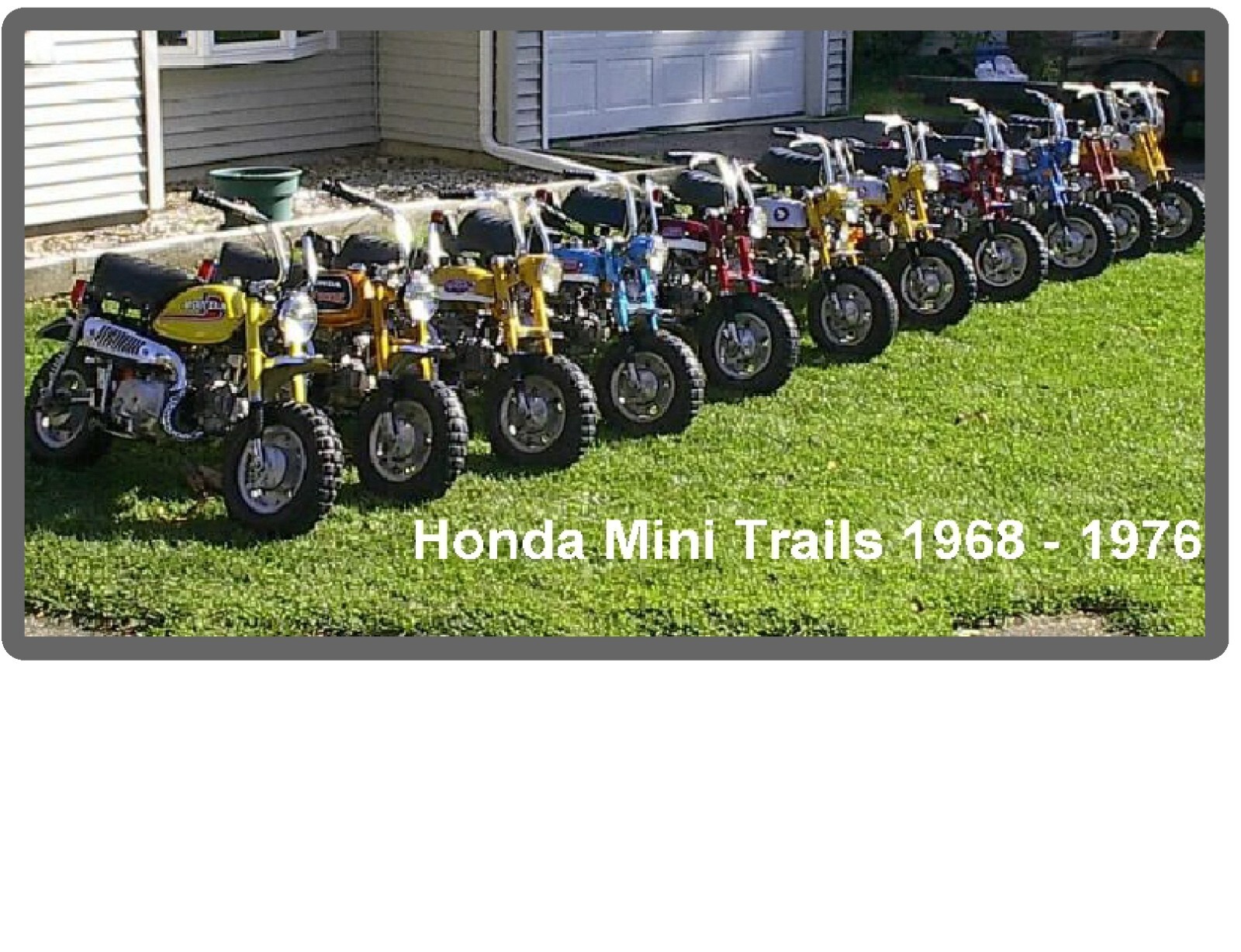 1968 - 76 Honda Mini Trails Mini Bike Refrigerator / Tool Magnet | eBay