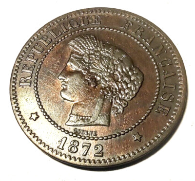 1872-A French 5 Centimes coin | eBay