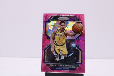 2021-22 NBA PANINI PRIZM MALCOLM BROGDON PINK CRACKED ICE # 135 | eBay