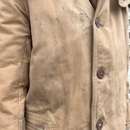 WW2 British Army Sheepskin Lined Canvas Overcoat 1940s Vintage Military ...