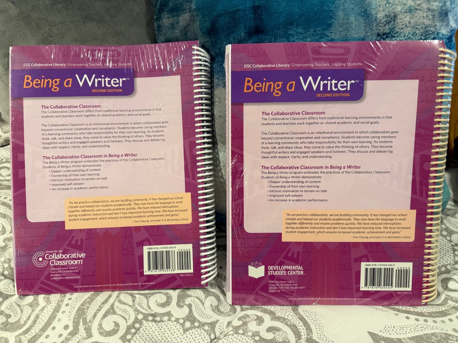 NEW SEALED CCC Being a Writer, 2nd Edition Teacher’s Manual, vol. 1 & 2 ...