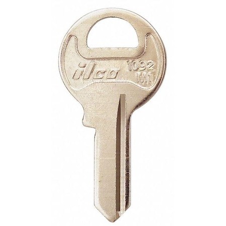 Kaba Ilco 1092-M1 Key Blank,Brass,Type M1,4 Pin,Pk10 | eBay