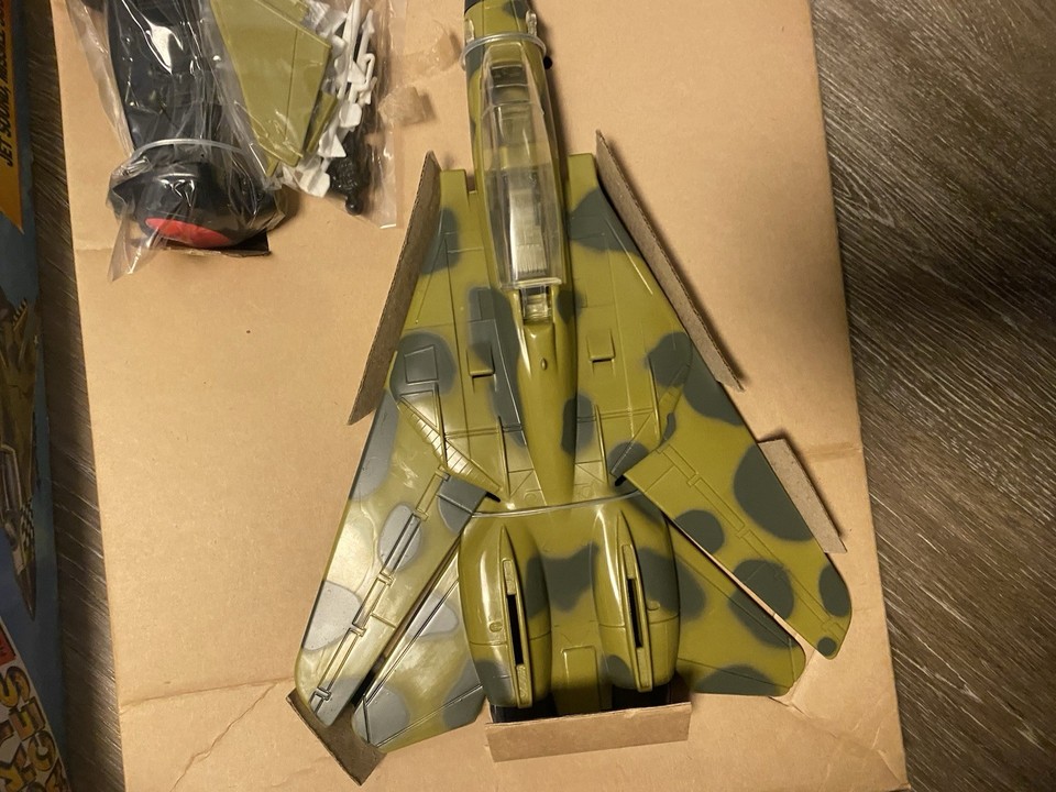 Vintage Sky Aces Marine Fighter Jet Toy With Electronic Sounds New ...