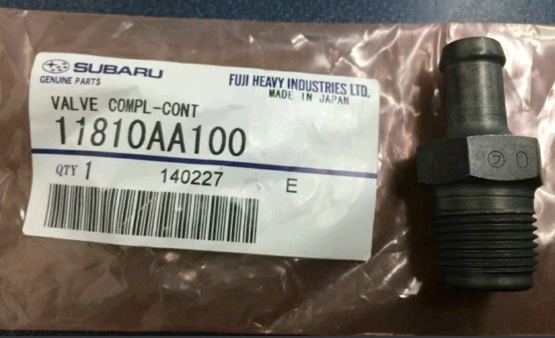 OEM Subaru PCV Pressure Control Valve Impreza Forester Tribeca Legacy ...