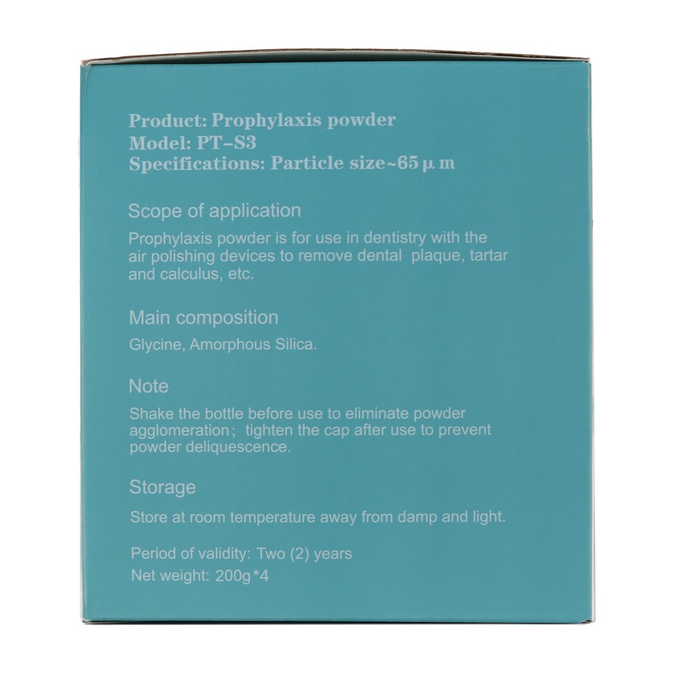 4 Bottles Woodpecker Prophylaxis Powder Supragingival Remove Teeth ...