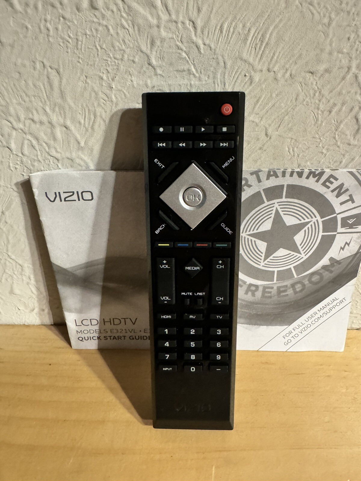 US VR15 Remote for Vizio TV E320VL E421VL E420VL E420VO E370VL E320VL ...