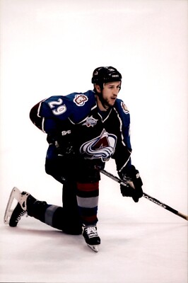 PF23 2001 Original Photo ERIC MESSIER COLORADO AVALANCHE LEFT WING NHL ...