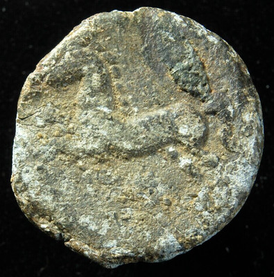 Kings of Numidia, Micipsa (148-118 BC) PB lead unit, horse prancing ...