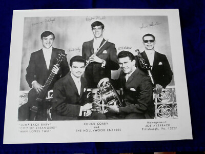 CHUCK CORBY & THE HOLLYWOOD ENTREES~ MEGA RARE~ SIGNED~ PITTSBURGH ...