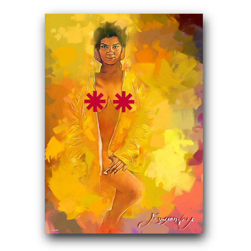 Delores Wells #3 Art Card Limited 32/50 Edward Vela Signed (Censored ...
