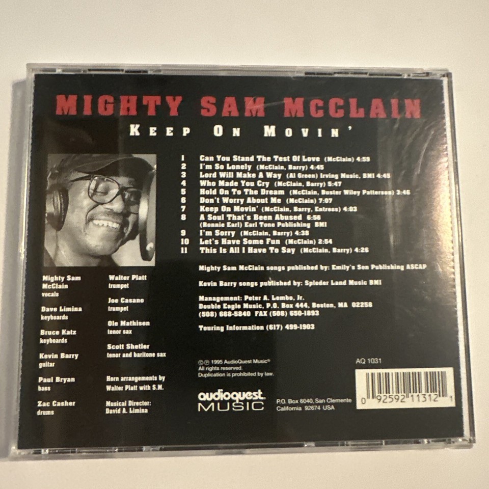 Mcclain, Mighty Sam : Keep on Movin CD 92592113121 | eBay