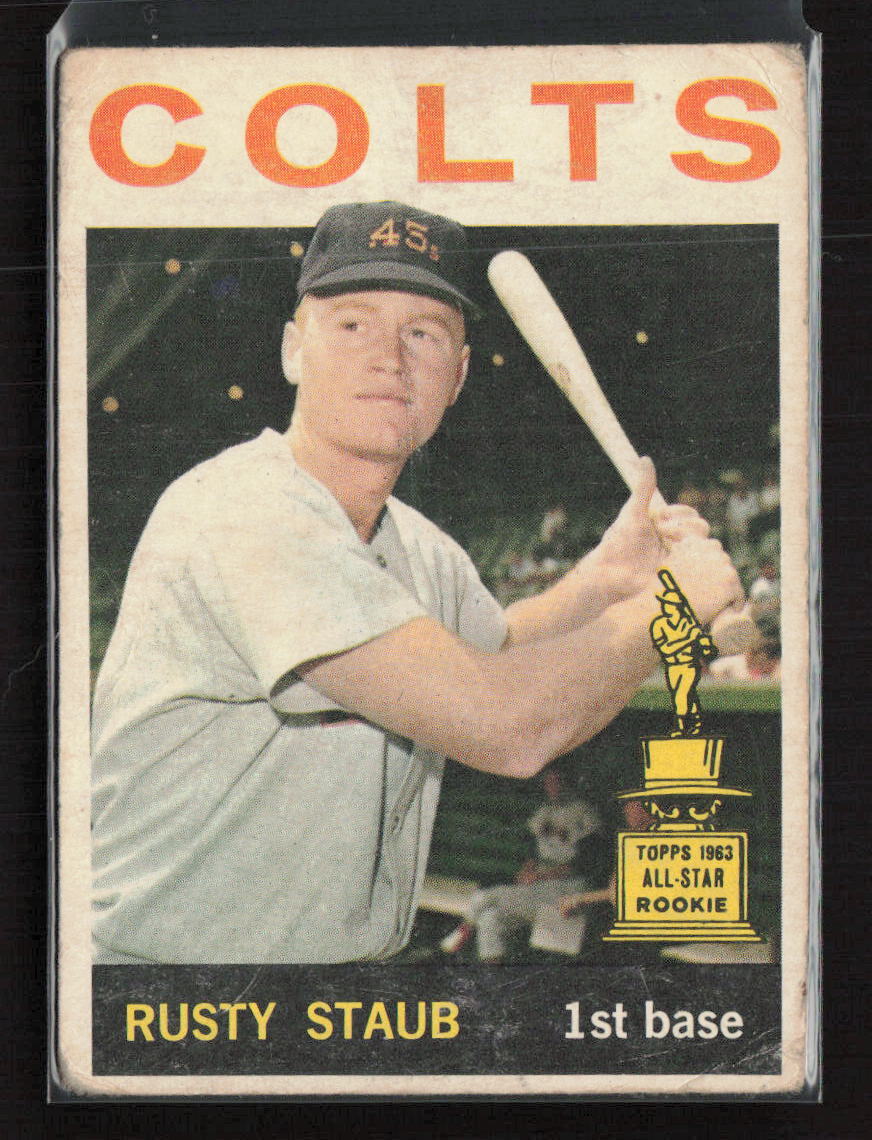 1964 Topps #109 Rusty Staub Houston Colt .45s | eBay