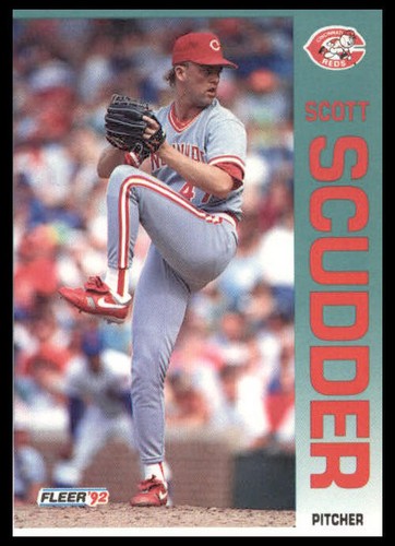1992 Fleer #422 Scott Scudder Cincinnati Reds Baseball Card | eBay