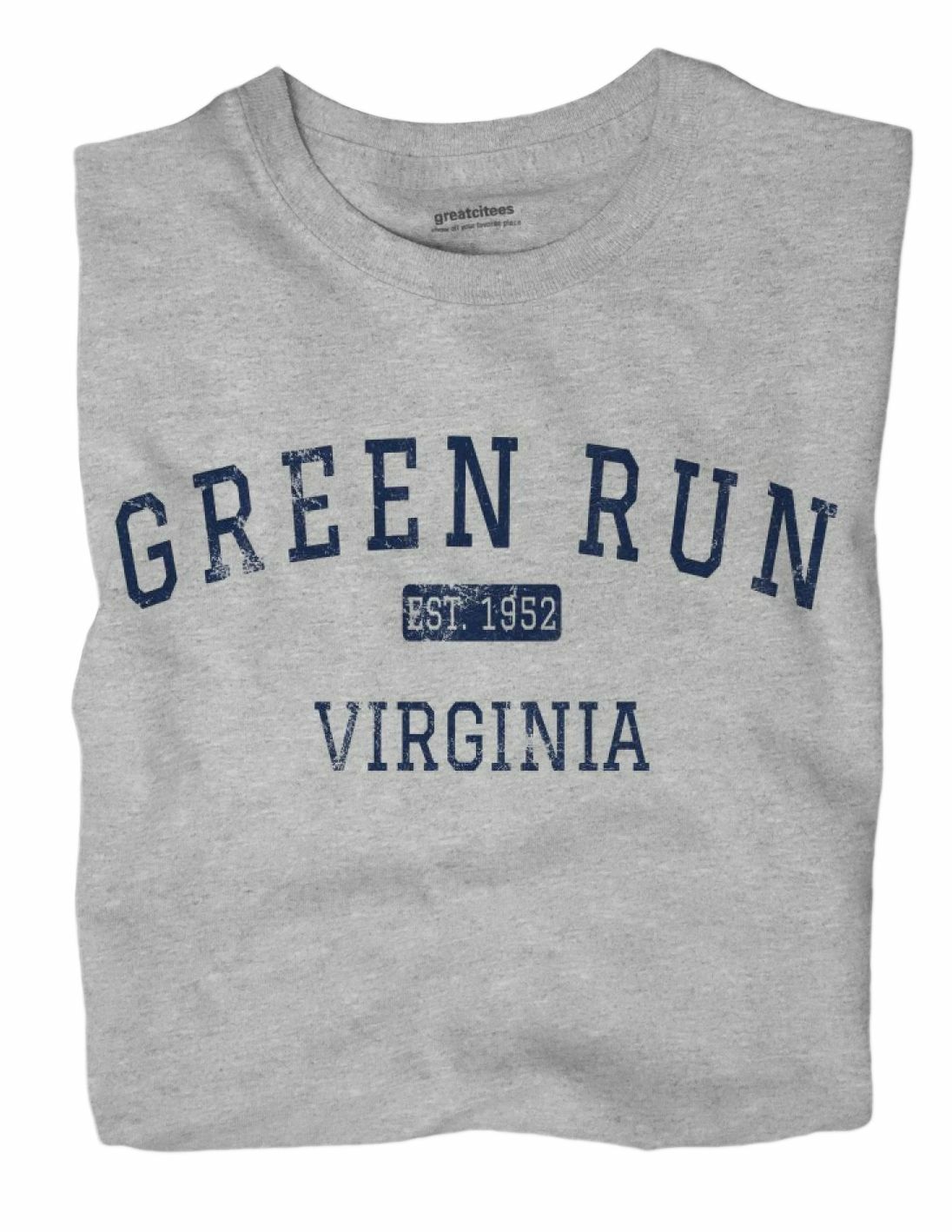 Green Run Virginia VA T-Shirt Virginia Beach EST | eBay