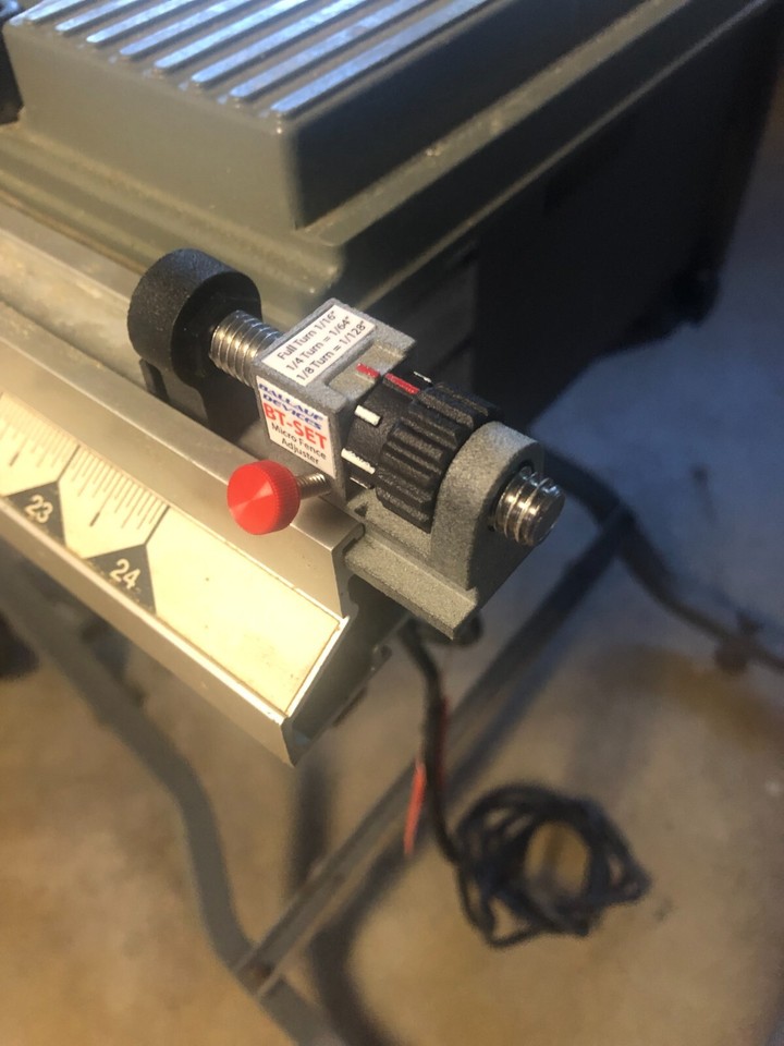 BT-SET-M METRIC Rip Fence Micro-Adjuster for Ryobi BT3000/BT3100 ...