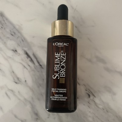 Loreal Paris Sublime Bronze Self Tanning Facial Drops with Hyaluronic ...