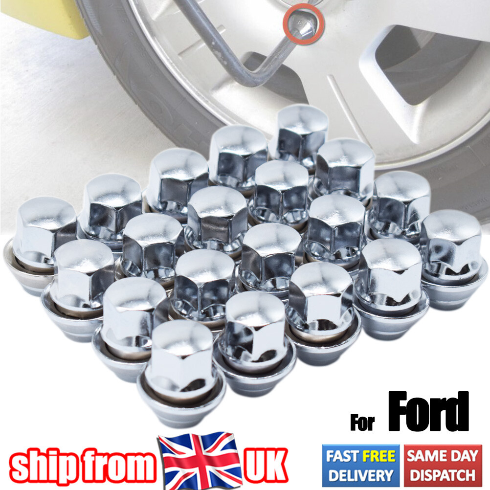ALLOY WHEEL NUTS FOR FORD FOCUS MK1 MK2 MK3 ST RS M12 X 1.5 19MM BOLT ...