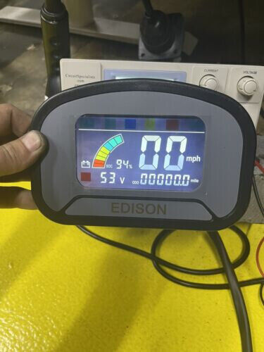 PREMIUM DIGITAL DASH SPEEDOMETER for ICON GOLF CART WITH 23 INCH TIRES ...