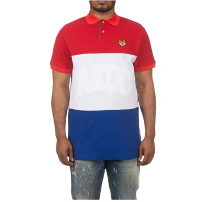 AKOO STACK SS POLO SHIRT RED CHILI PEPPER FOX LOGO SIZE MEDIUM NWT | eBay