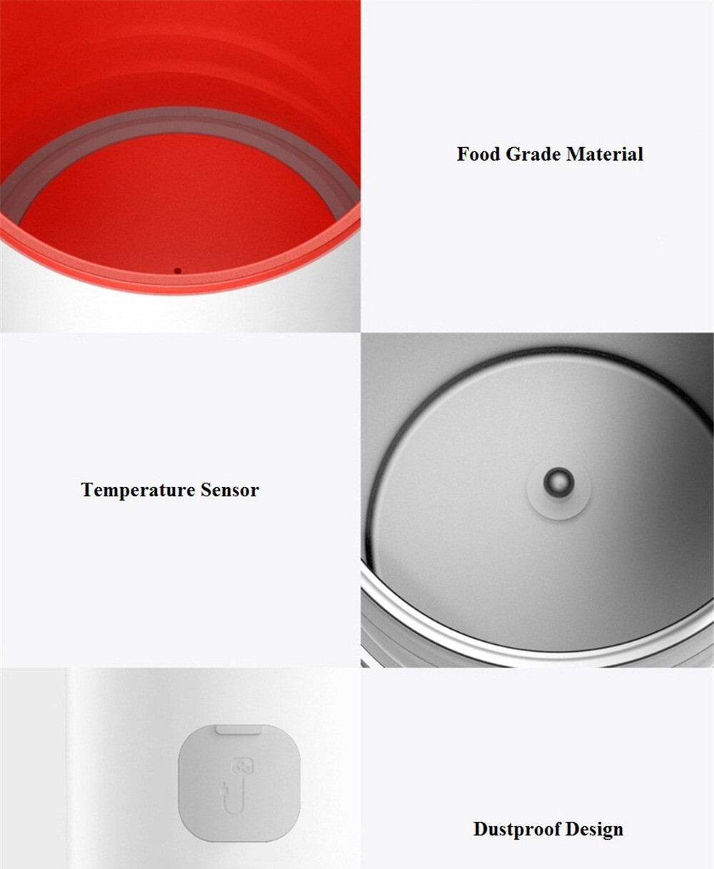 ORIGINAL Deerma Portable Electric Kettle Thermal Cup smart Water Boil ...