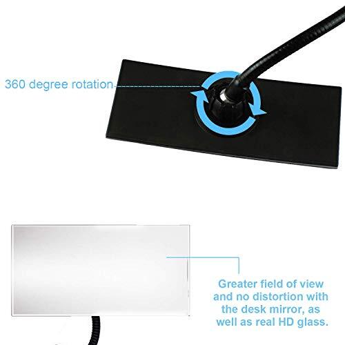 Clip On Security Rear View Mirror for Cubicle Monitors Computer or ...