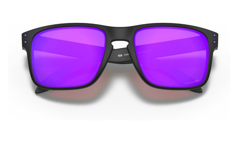 Oakley Holbrook Sunglasses - Matte Black w/Prizm Violet - 2024 | eBay