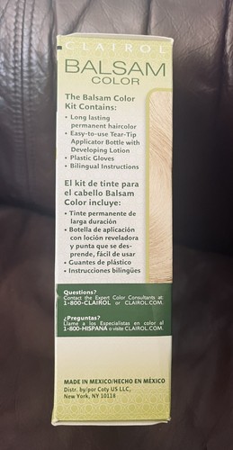 Clairol Balsam Hair Color 600 Palest Blonde 1 Kit (pack of 3) for sale ...