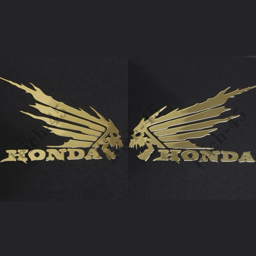 gold motorcycle gas tank metal emblem decal skull badge sticker for | eBay