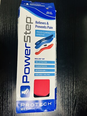 Powerstep Pro ProTech Met Orthotic Insoles M 5-5.5 W 7-7.5 | eBay