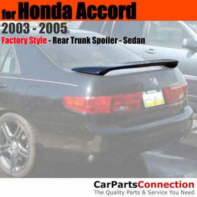 Painted Rear Trunk Spoiler For 03-05 Honda Accord Sedan NH658P GRAPHITE ...